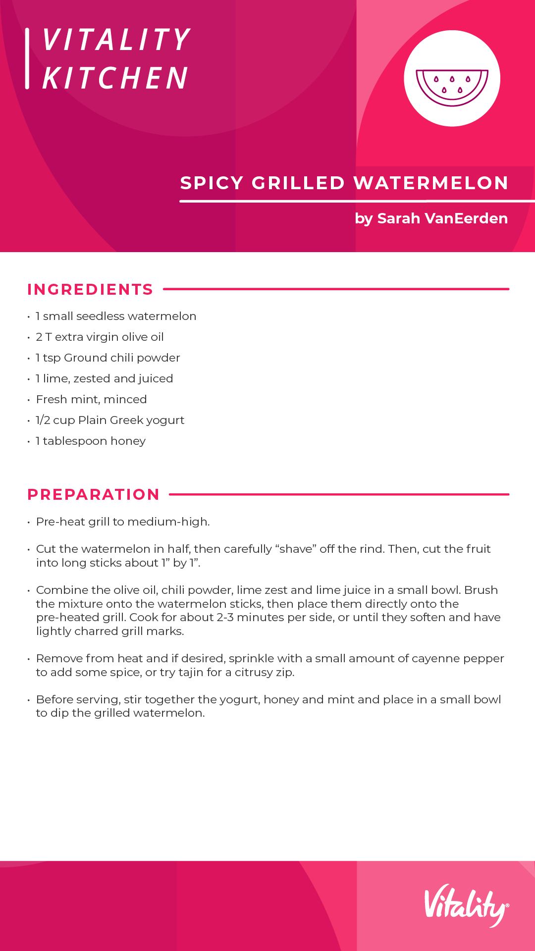 Spicy Grilled Watermelon – Vitality