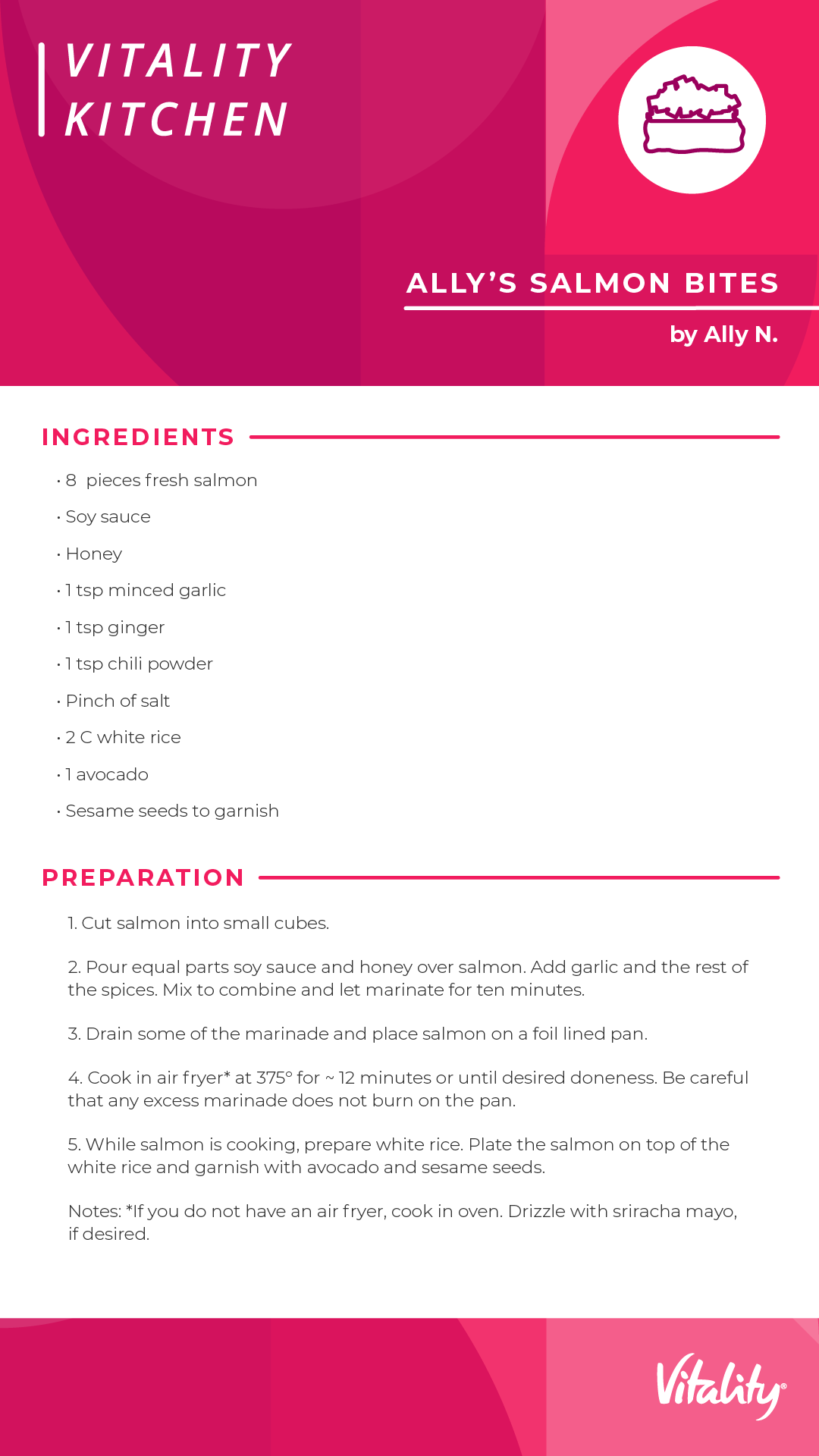 Salmon Bites – Vitality